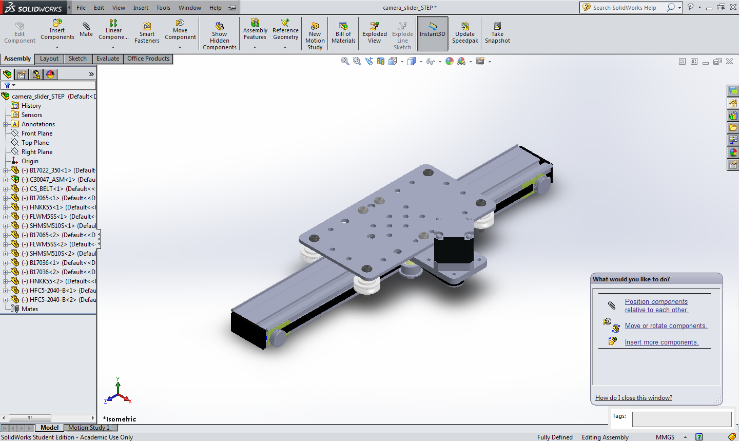 Rapid Prototyping Assignment Mechanisms